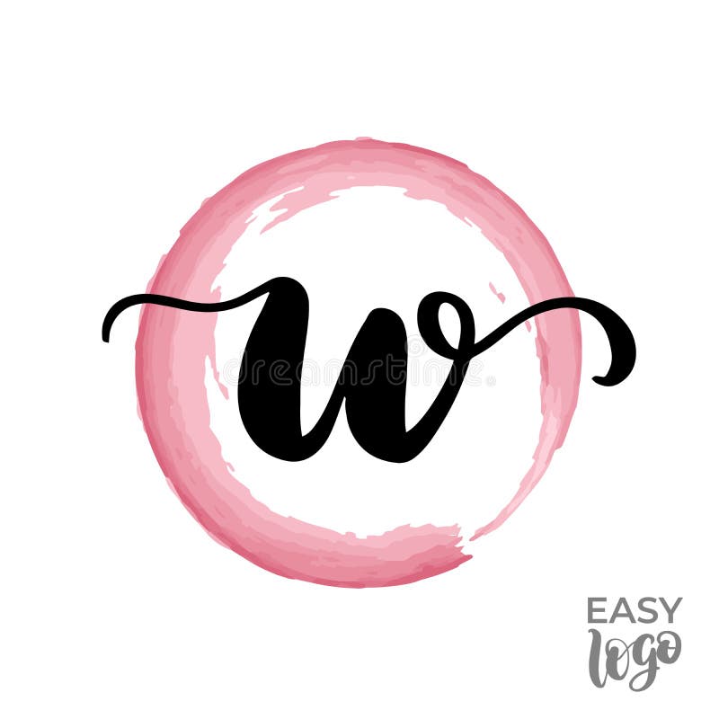 Calligraphy Letter W Stock Illustrations – 1,972 Calligraphy Letter W ...