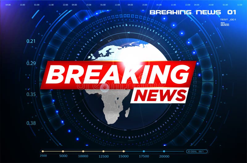 Modern Futuristic Template for News Stock Vector - Illustration of ...