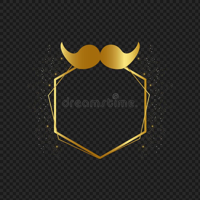 Golden Moustache Stock Illustrations – 573 Golden Moustache Stock ...
