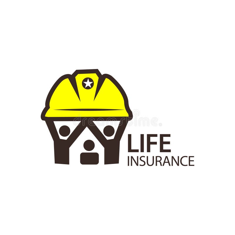 Life Insurance Logo Stock. Flat Design Stock Vector - Illustration of ...