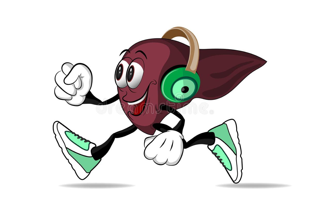 Cartoon Running Liver Stock Illustrations – 81 Cartoon Running Liver ...