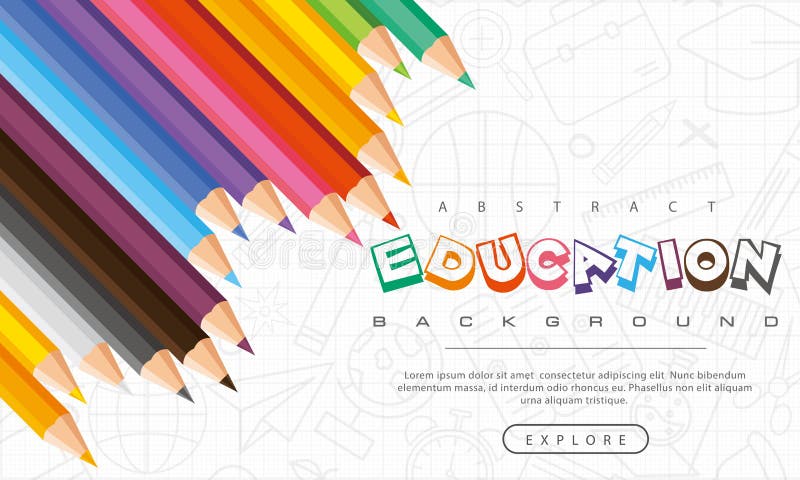 Abstract Education Background, Back To School, Learning, Student ...