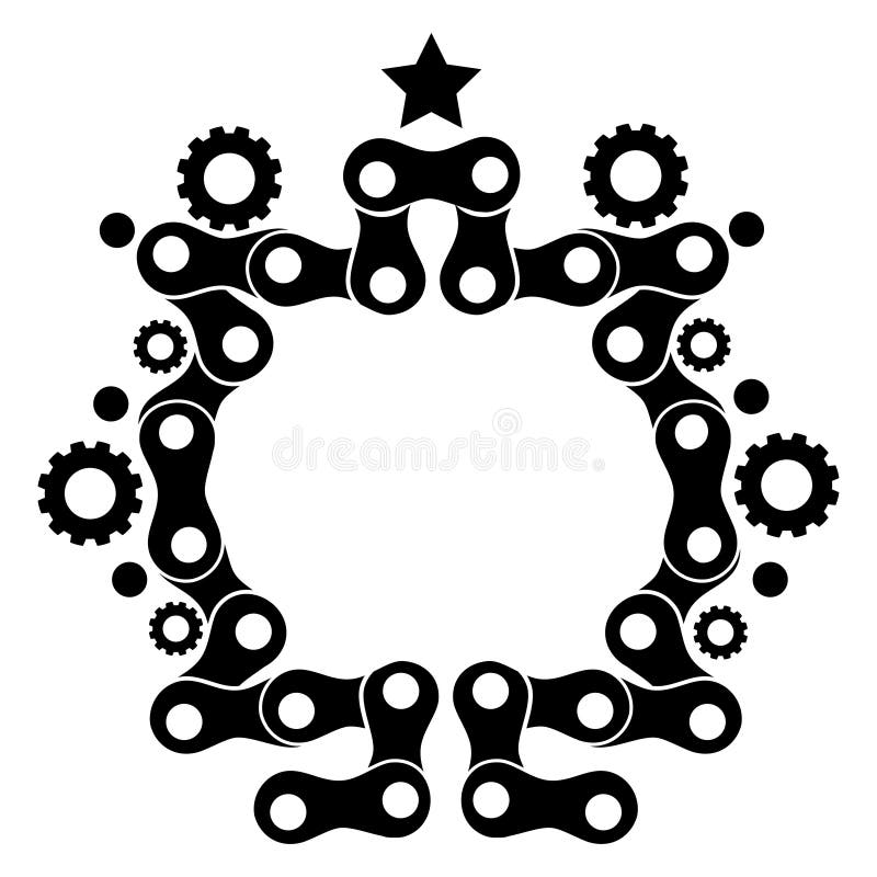 Background with Mechanic Ornament, Flat Design. Vector Stock Vector ...