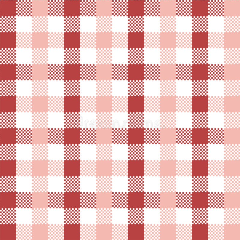 Red Gingham pattern. stock illustration. Illustration of breakfast ...