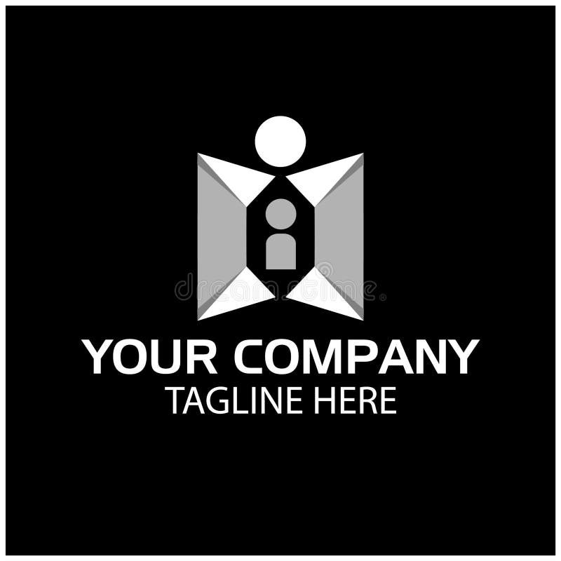 Person Logo Vector, Flat Logo Design.line Person Logo Vector, Flat Logo ...