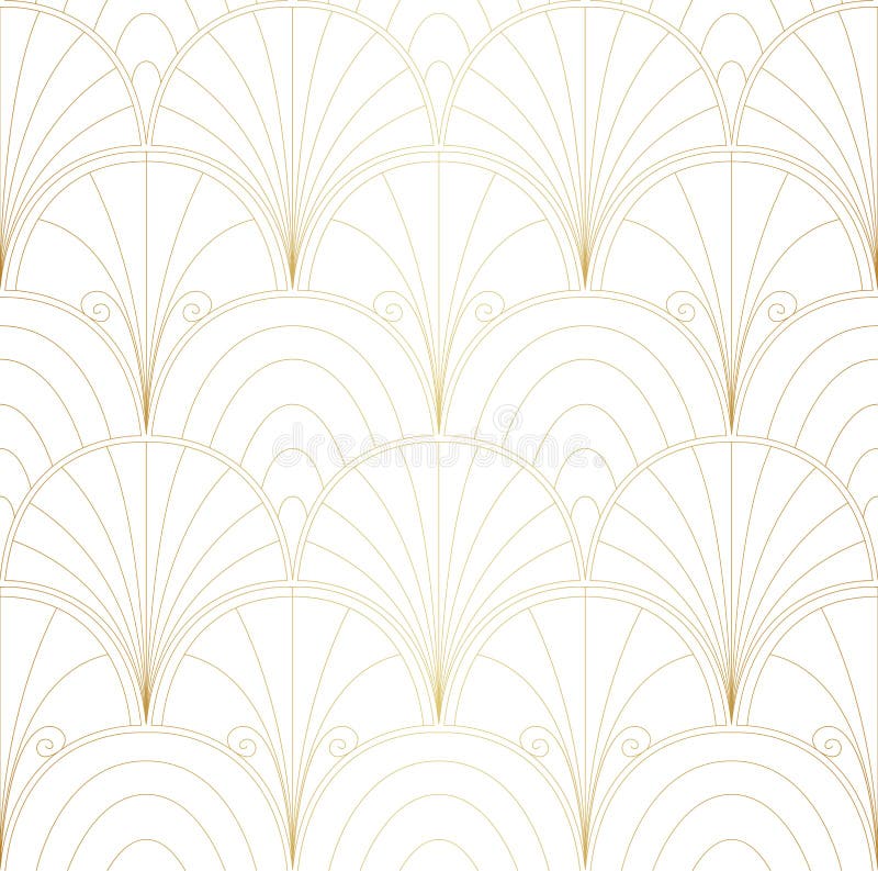 Classic Art Deco Seamless Pattern. Geometric Stylish Texture. Abstract ...