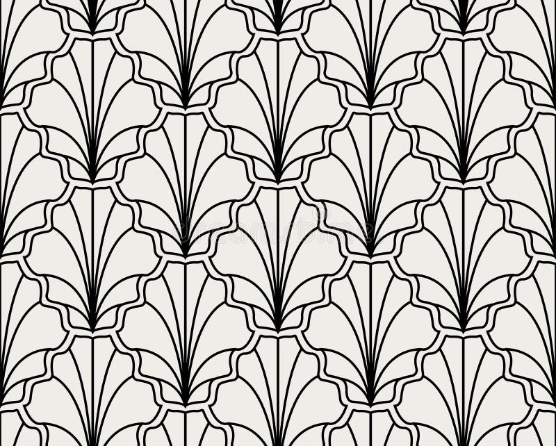 Classic Art Deco Seamless Pattern. Geometric Stylish Texture. Abstract ...