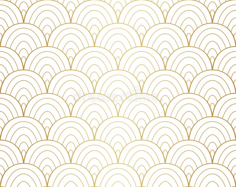 Classic Art Deco Seamless Pattern. Geometric Stylish Texture. Abstract ...