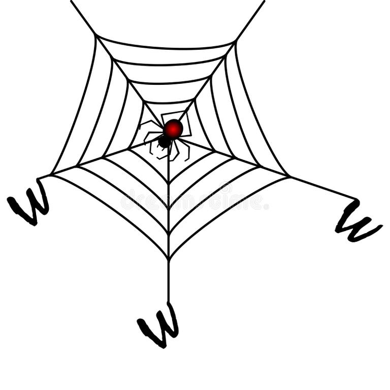 Spider Web Letters Stock Illustrations – 533 Spider Web Letters Stock ...