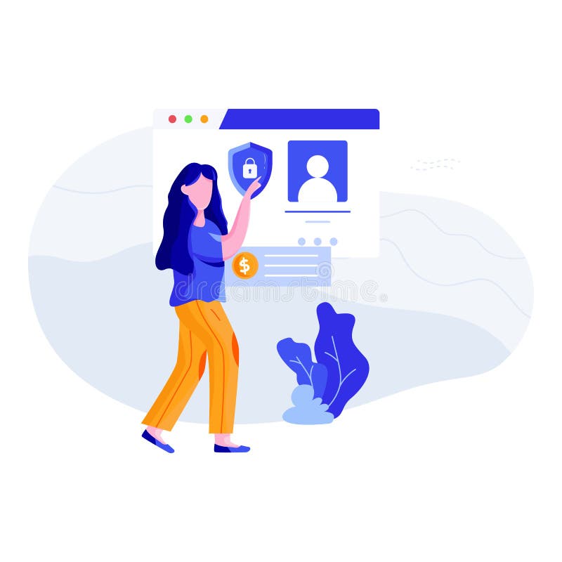 Secure Payment Method , Security Account and Customer Support. Stock ...