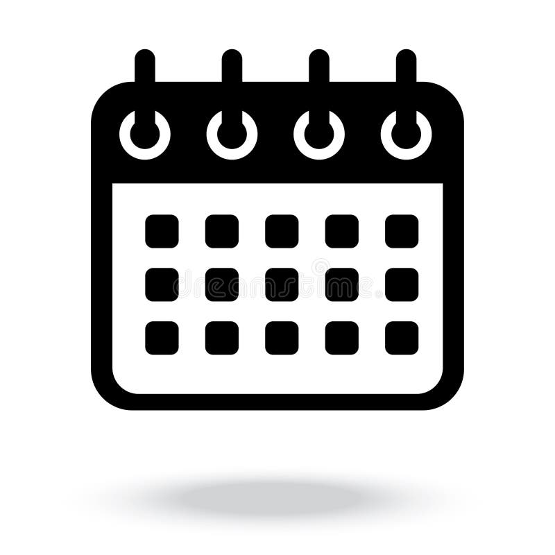 Calendar Icon Vector.month Day Vector Icon Stock Vector - Illustration ...