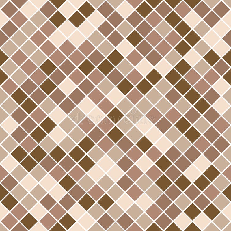 Abstract Pattern Seamless Design with Square Motif Stock Vector ...