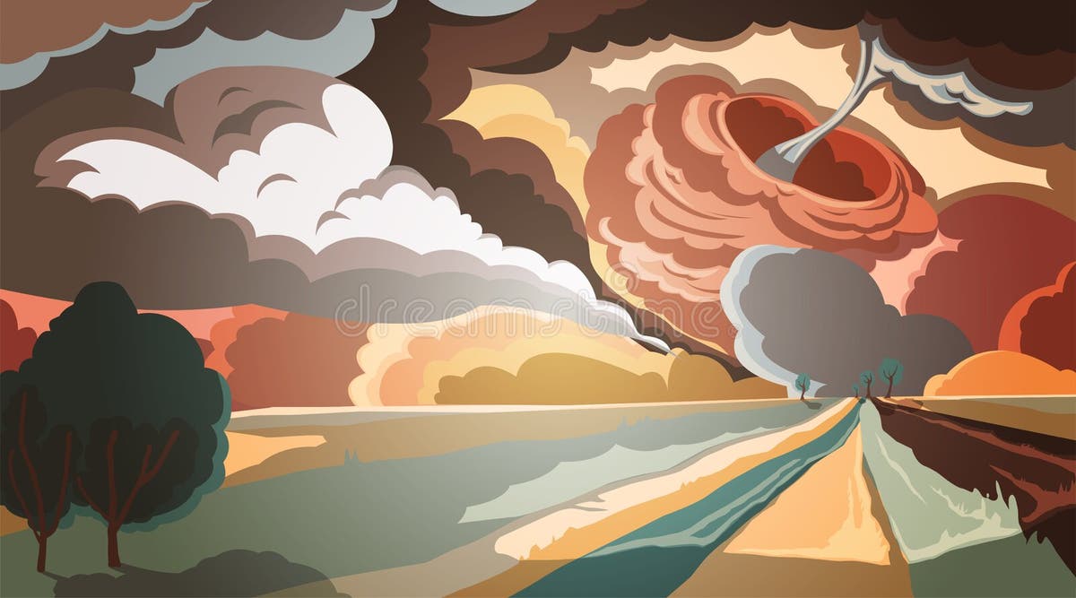 Twisting Clouds Stock Illustrations – 80 Twisting Clouds Stock ...