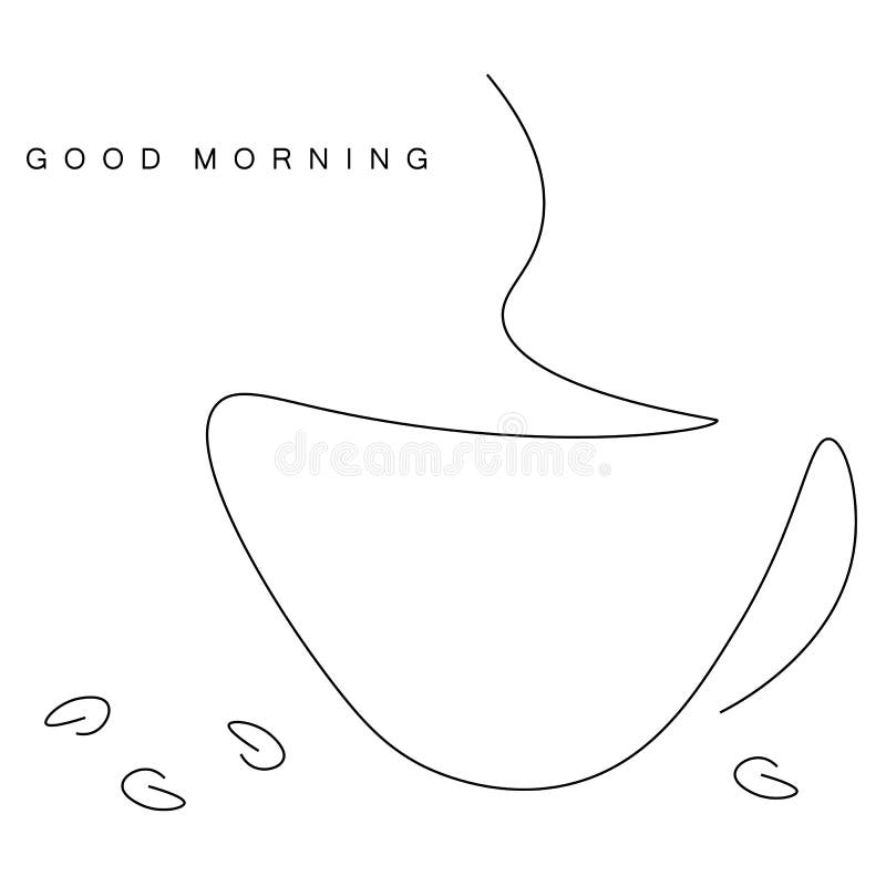 Good Morning Line Drawing Stock Illustrations – 844 Good Morning Line ...