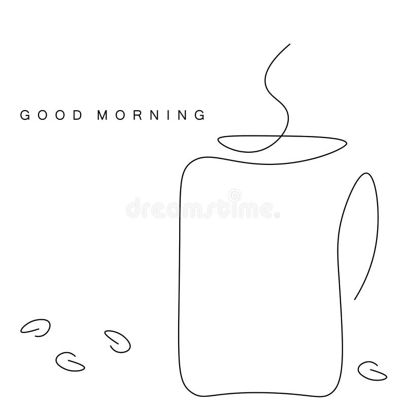 Good Morning Line Drawing Stock Illustrations – 713 Good Morning Line ...