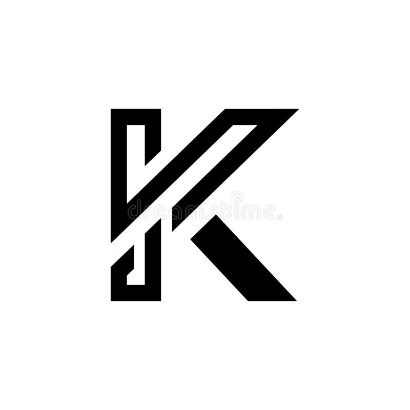 Trendy Logo Black And White Stock Vector - Illustration of logotype ...