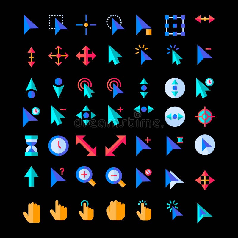 Cursor stock illustration. Illustration of technology - 4259032