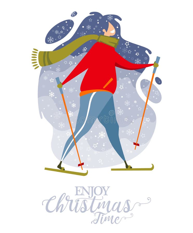 Enjoy Christmas Time. Happy New Year and a Very Merry Christmas Stock ...