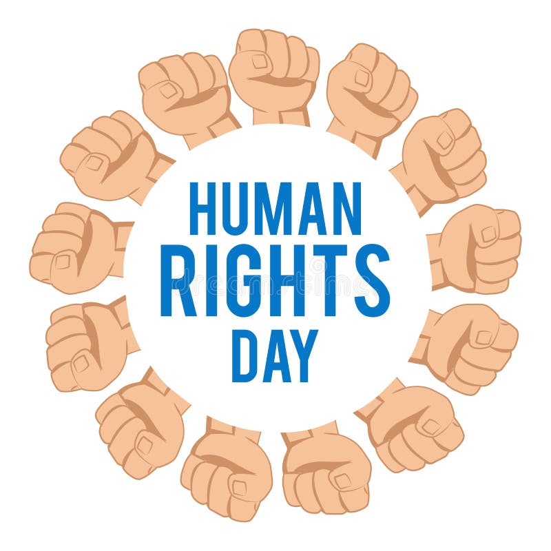 Human Rights Day stock vector. Illustration of fundamental - 166151145