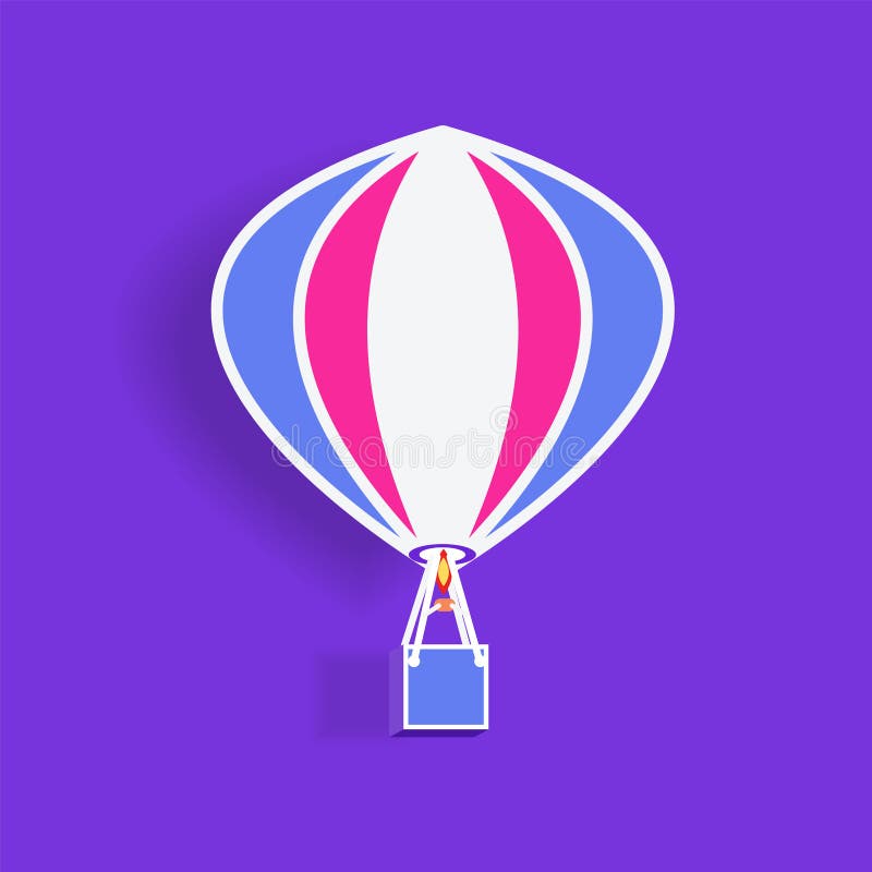 Air Balloon, Fly Air Balloon Stock Vector - Illustration of graphic ...