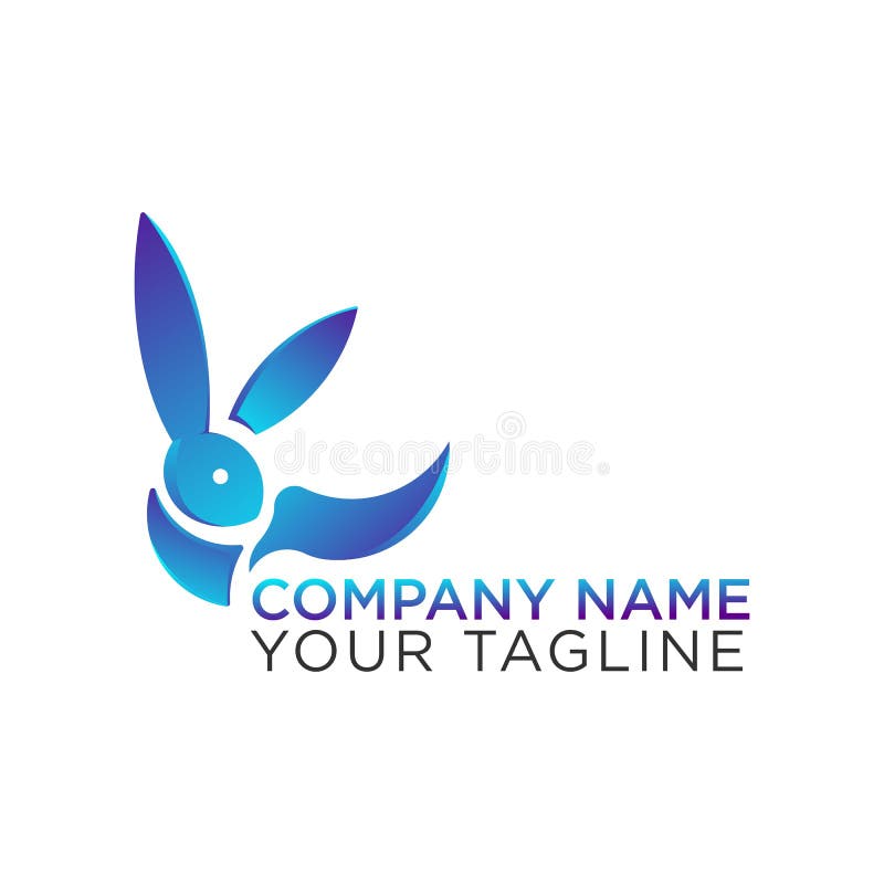 Rabbit Premium Logo Design for Apps or Business Company Stock Vector ...