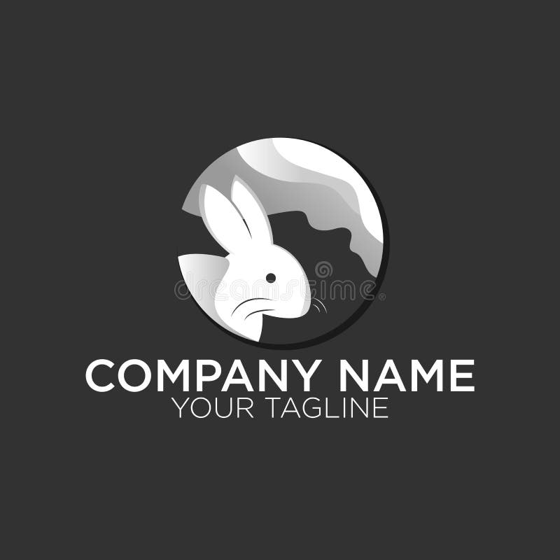 Rabbit Minimalist Premium Logo Design for Digital or Printing Business ...