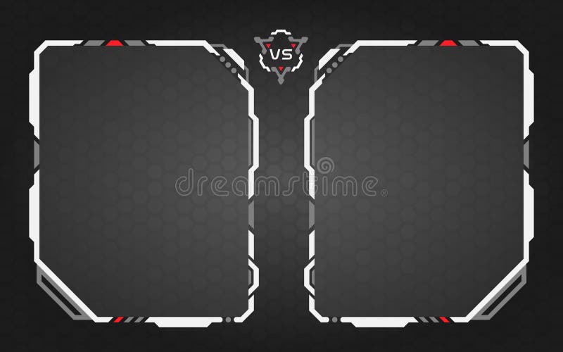 Versus Screen Nebula Theme stock vector. Illustration of stars - 157461658