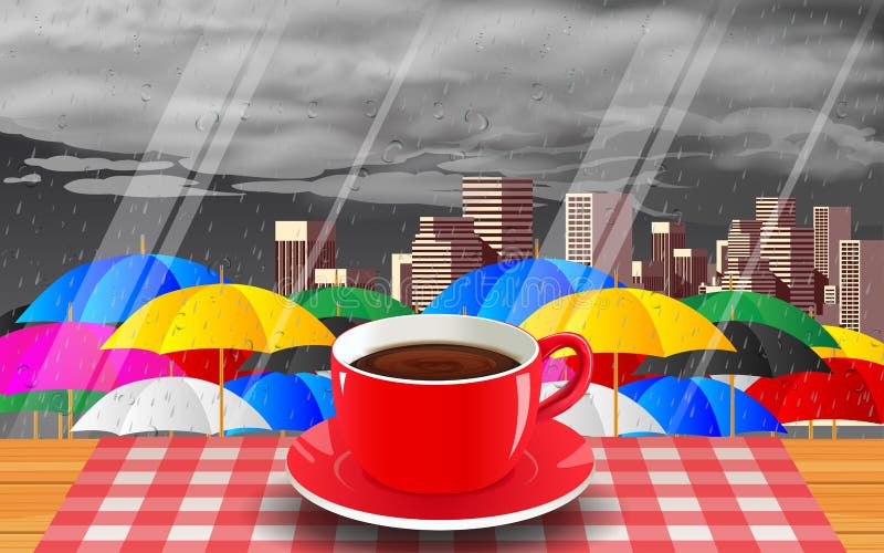 Rainy Cafe Shop Stock Illustrations – 54 Rainy Cafe Shop Stock ...