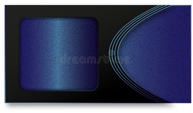 Background or Business Card Blue Metal and Black with a Hint of Color ...