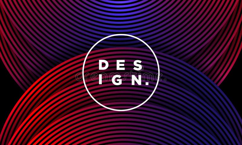 Circle Overlapping Background with Blue Light Glitters Stock ...