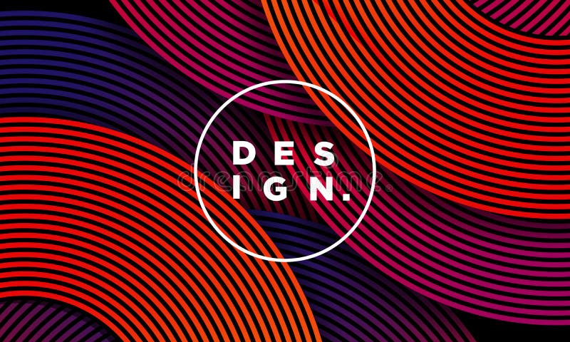 Circle Overlapping Background with Blue Light Glitters Stock ...