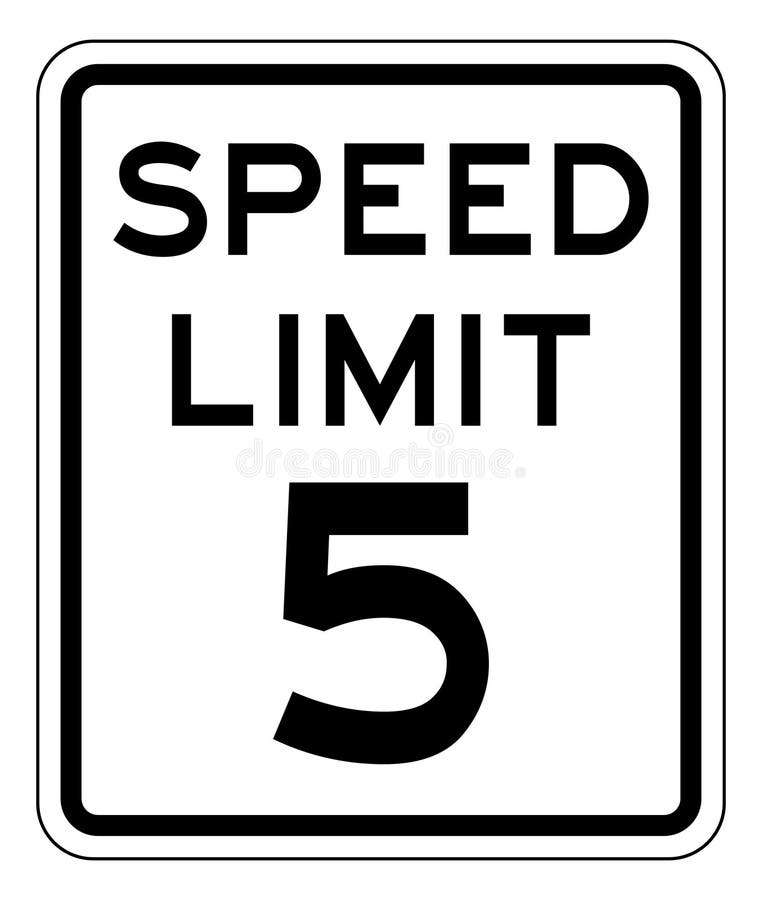 Speed Limit Kph Sign stock vector. Illustration of background - 175012125