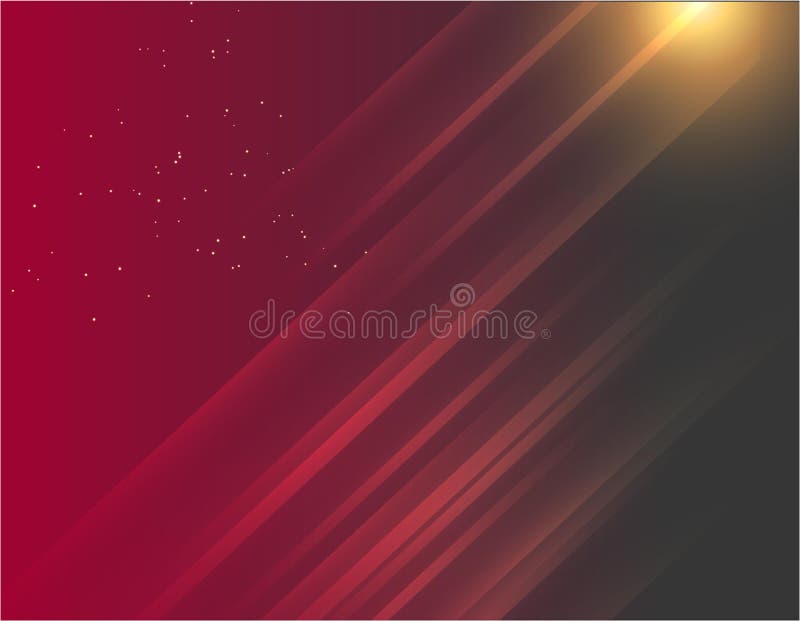 Modern Red Gradient Background with Polygonal Shiny Shape Stock Vector ...