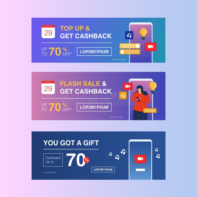 Sale Mobile Banner for Website or Internet Ads. Promotion Sale Banner ...