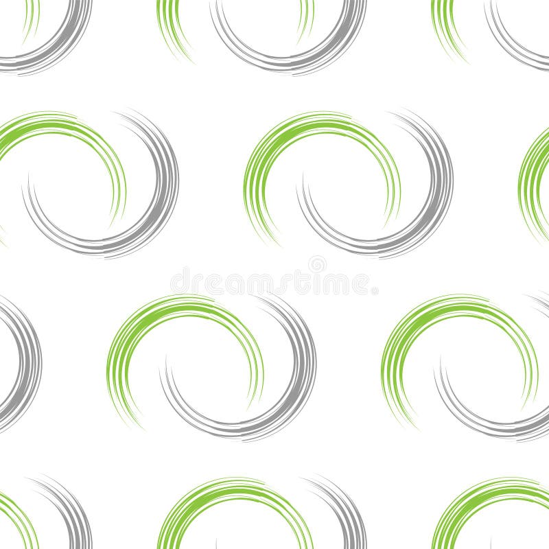 Abstract Background Half Rings Gray and Green Color. Stock Vector ...