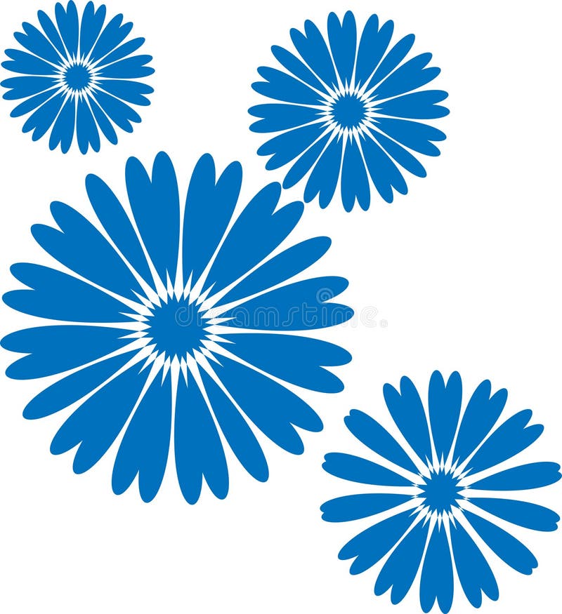 Flowers Illustration 2D Floral Background Texture Vector Stock Vector ...