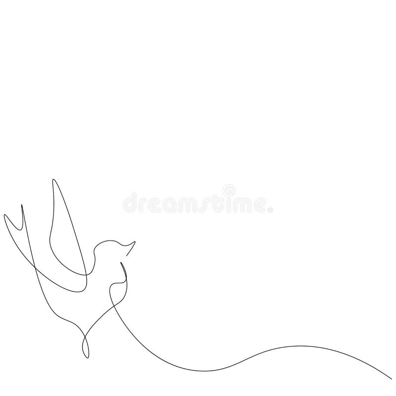 Bird Line Drawing Stock Illustrations – 88,674 Bird Line Drawing Stock ...