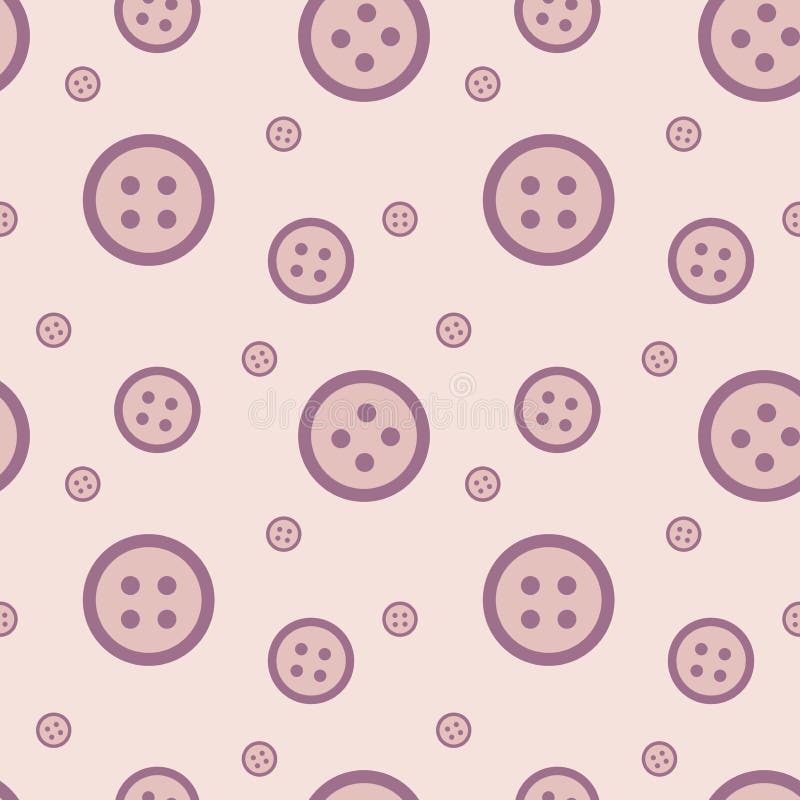 Seamless Pattern Button Vector Icon. Flat Design. Stock Vector ...