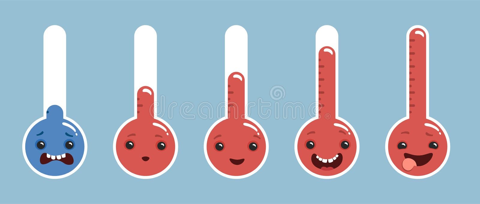Hot Temperature Red Emoji Icon Illustration. Overheated Symbol Emoticon ...