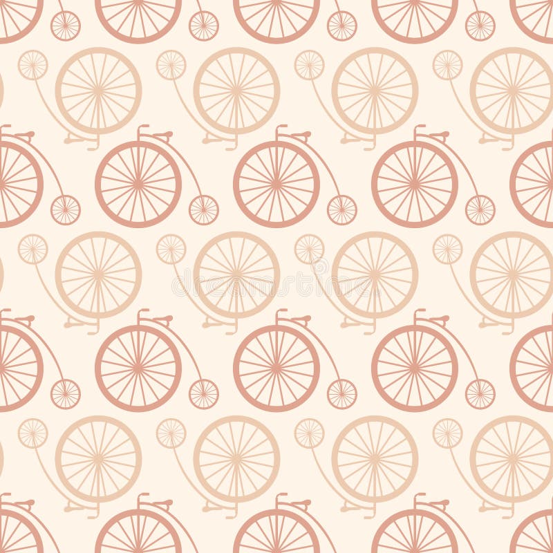 Bicycle Pattern stock vector. Illustration of retro, cycle - 24896159