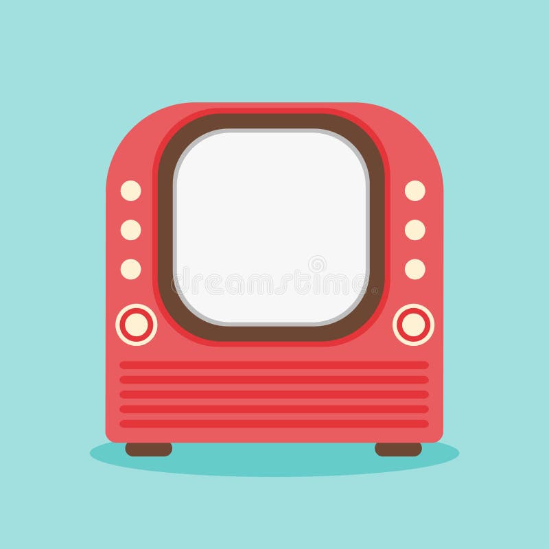 Television Red Cartoon Stock Illustrations – 1,198 Television Red ...