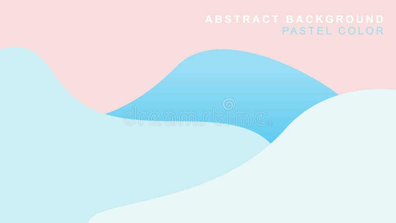 Vector Abstract Shapes Templates with Pastel Colors Stock Vector ...