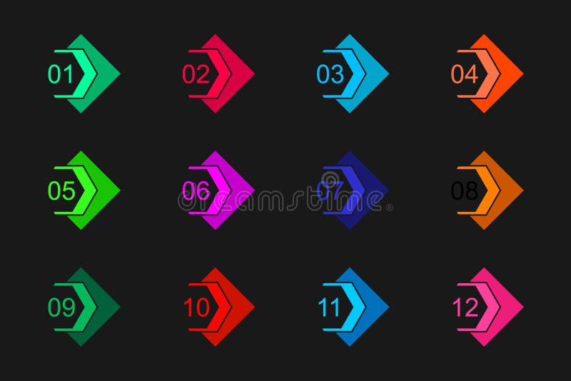 Bullet Points Logo Stock Illustrations – 120 Bullet Points Logo Stock ...