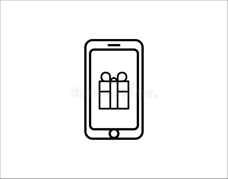 Phone Order Icon Flat Style Vector Illustration. Stock Illustration ...