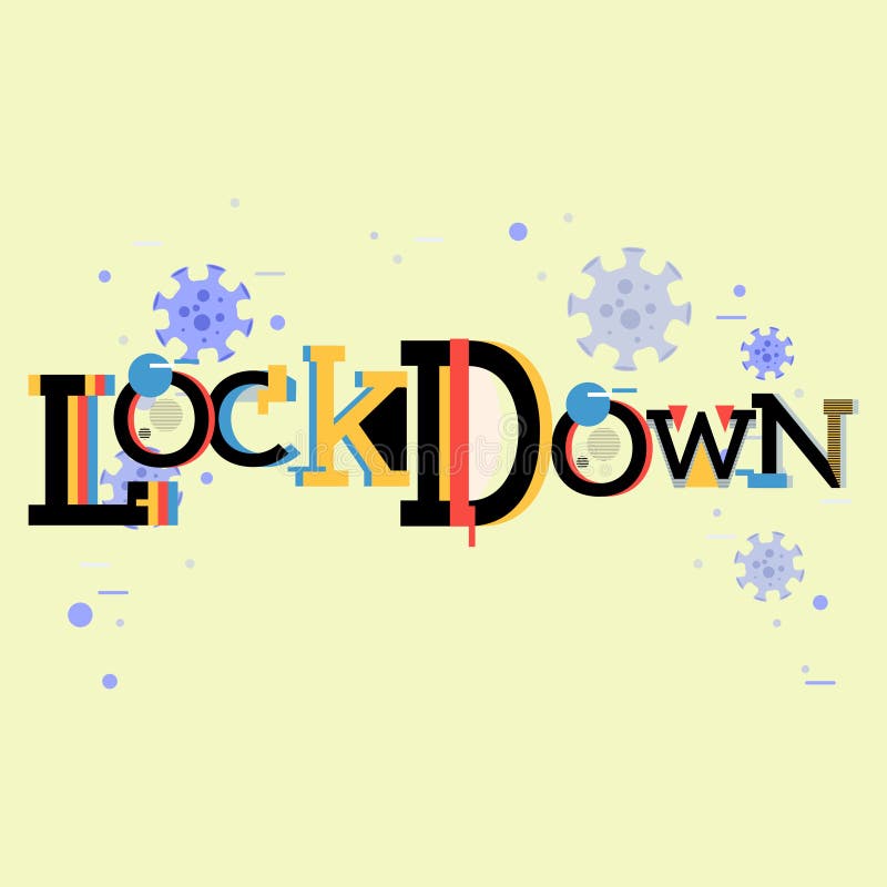 Lockdown City .Novel Coronavirus Covid-19 Vector Background Stock ...