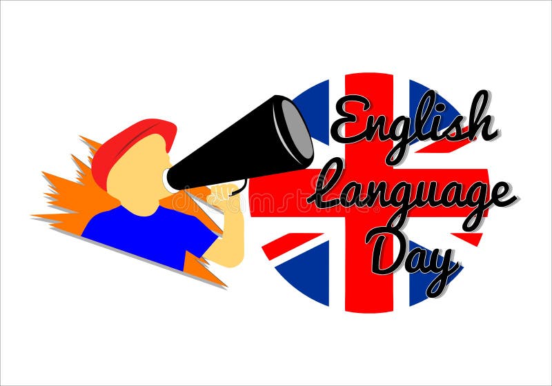 Someone is Telling You about an English Day Stock Vector - Illustration ...