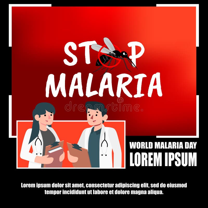 World Malaria Day, Banner Template for World Malaria Day. Stock Vector ...