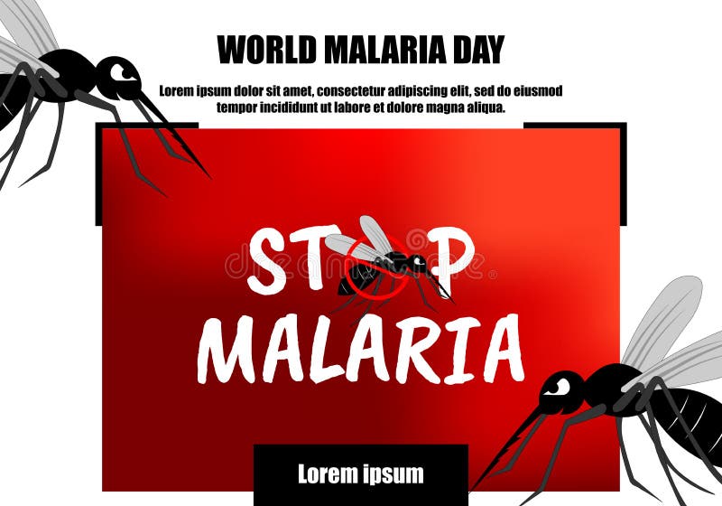 World Malaria Day, Banner Template for World Malaria Day. Stock Vector ...