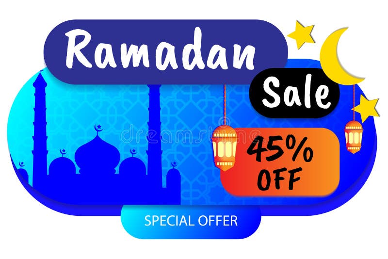 Ramadan Special Offers, Ramadan Sale Templates Stock Vector ...