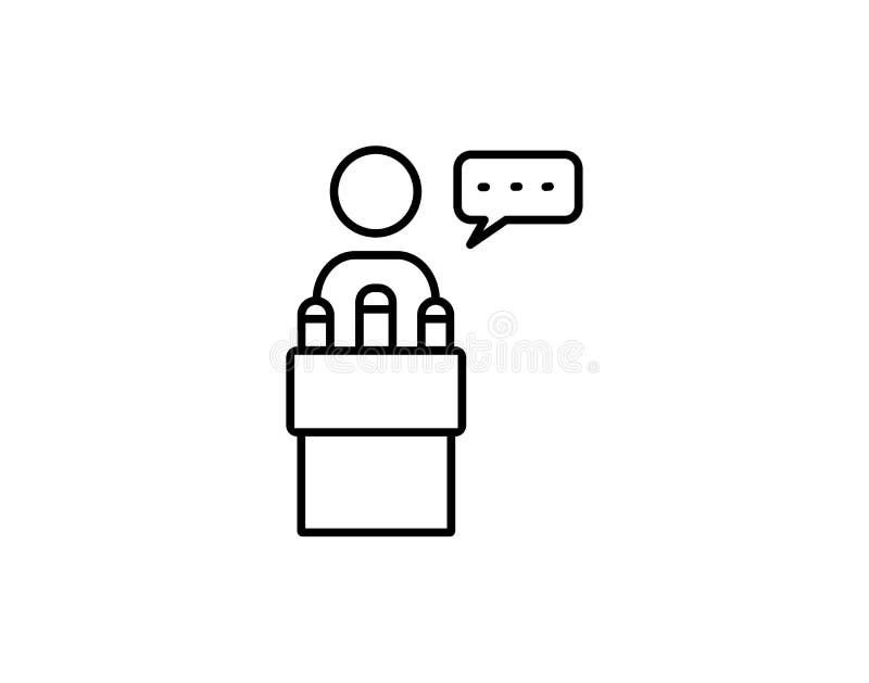 Guest Speaker Sign Stock Illustrations – 99 Guest Speaker Sign Stock ...